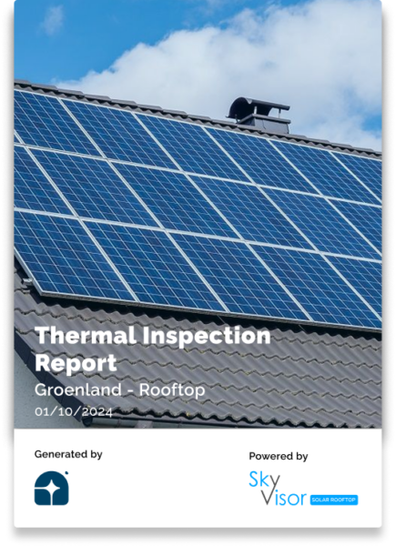 Solar Rooftop Thermographic Drone Inspection Software | SkyVisor