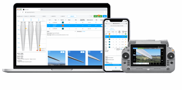Wind Blade Drone Inspection Software | SkyVisor