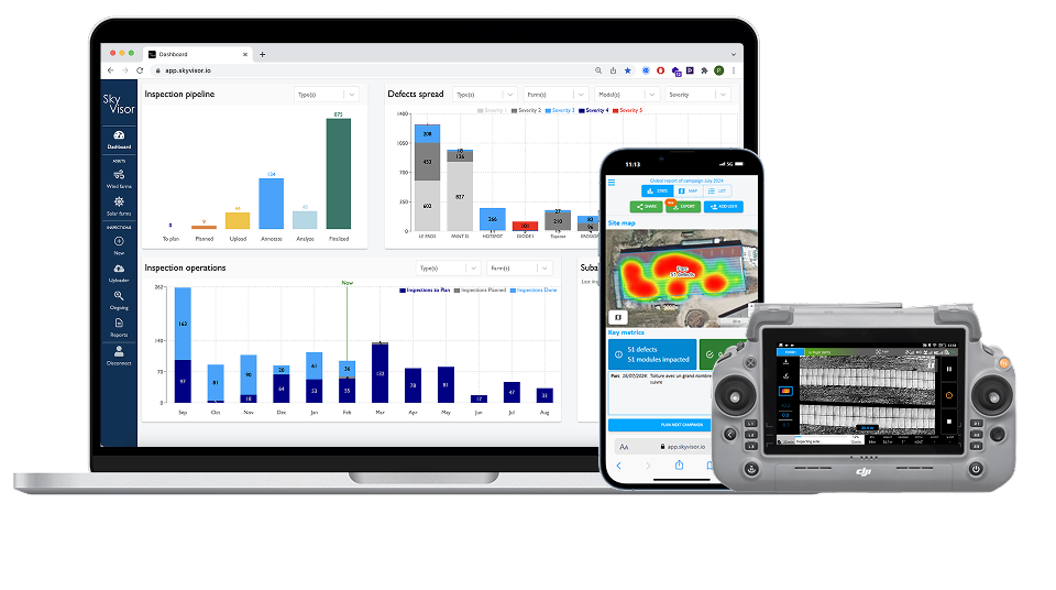 Solar Rooftop Thermographic Drone Inspection Software | SkyVisor